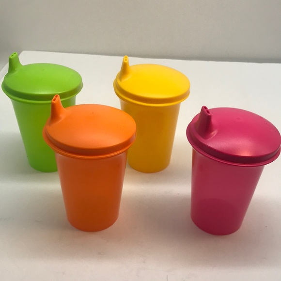 Tupperware | Kitchen | Tupperware Bell Tumblers With Domed Sipper Seals ...